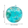 3.5 Inch Apple Shaped Squishy Toy, Blue Ocean Theme Squeeze Ball with ...