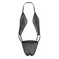 Linmoua Micro Bikini Extreme Thong Bikini Swimsuit G String Triangle