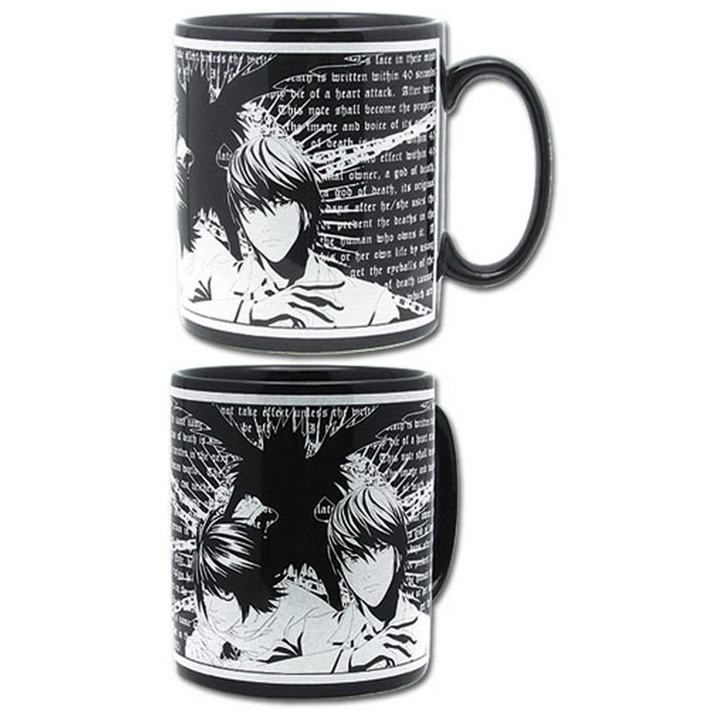 Mug - Death Note - New Light & L Black Coffee Cup Anime Licensed ge8341 ...