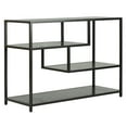 SAFAVIEH Reese 3-Tier Geometric Glam Console Table, Black - Walmart.com