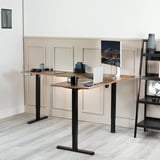 "VIVO Modern Wood Office Computer Workstation, 75"" x 63"" Electric ...