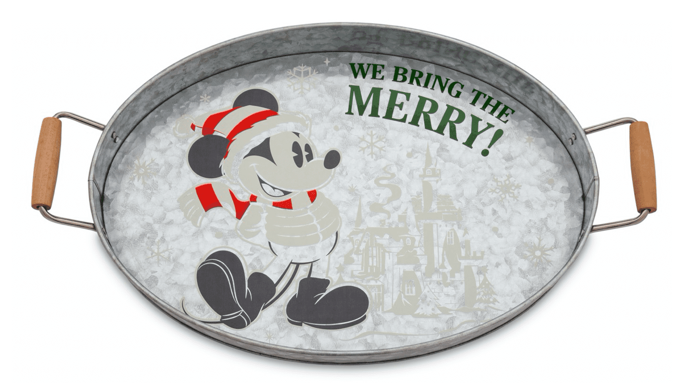 Disney Store Mickey Mouse Christmas Holiday Serving Tray New with Box ...