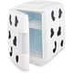 Cooluli Electric 4-Liter Portable Cooler/Warmer Mini Fridge, Cow Print ...