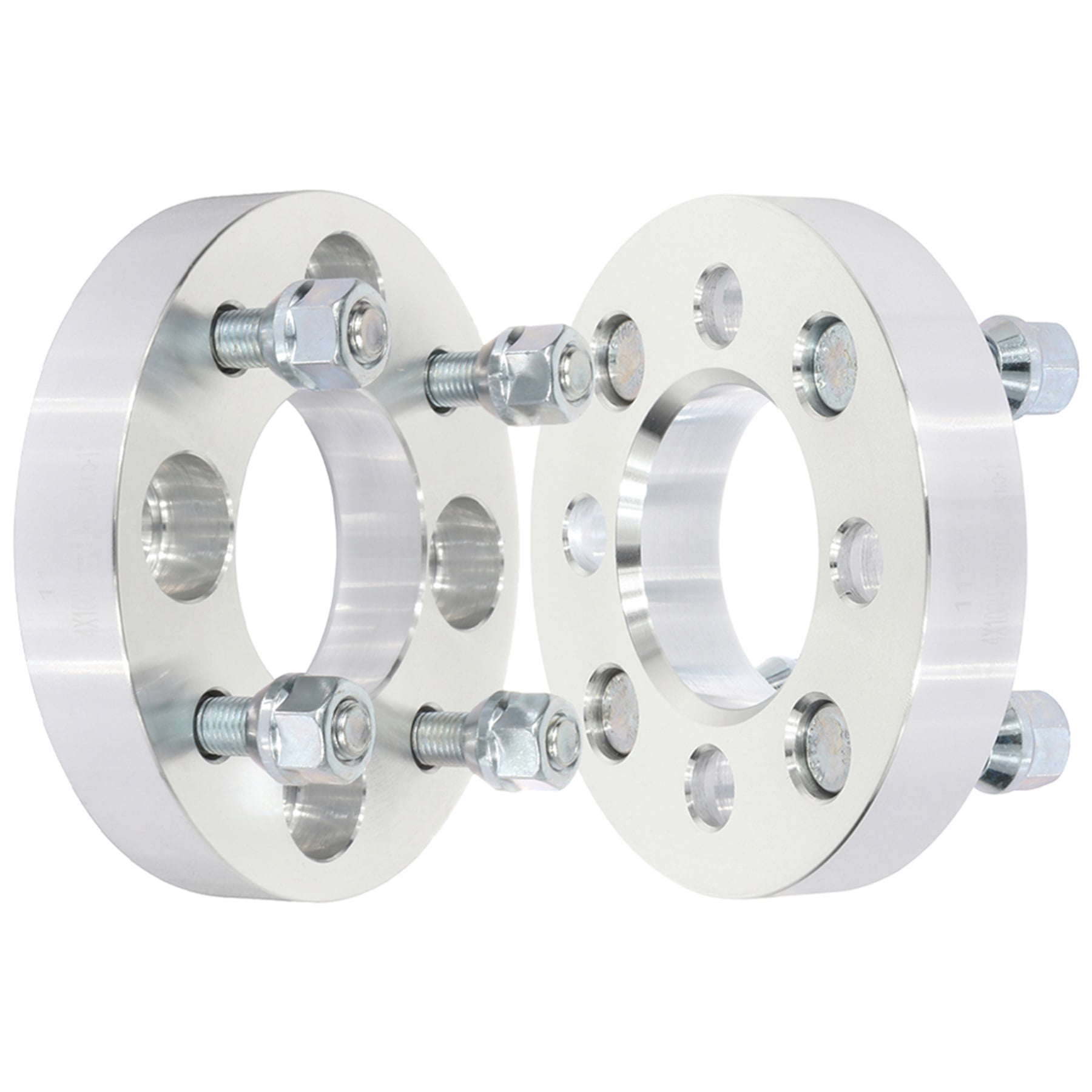 SCITOO 2X 1 inch Wheel Adapters 4 Lug 4x100mm to 4x108mm 12x1.5 Studs ...
