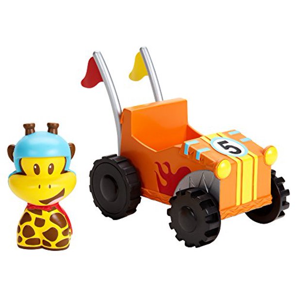 Fisher-Price Julius Jr. Pullback Racer Clancy's Get-Up-&-Go Kart ...