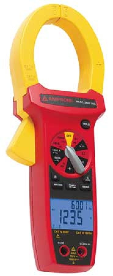 AMPROBE ACDC-3400 IND Digital Clamp Meter,1000A,750V,TRMS - Walmart.com ...