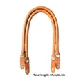 47cm PU Leather Replacement Bag Handles with Snaps Button Closure for ...