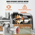 BENTISM Heavy Duty Electric Meat Grinder 6.6 lbs/Min 550W & Sausage Stuffer - Walmart.com