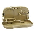 Car Folding Table Auto Drink Food Cup Tray Back Seat Storage Organizer ...