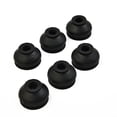 CENL 6Pcs Universal- Black Rubber Tie Rod End Ball Joint Dust Cover Car ...