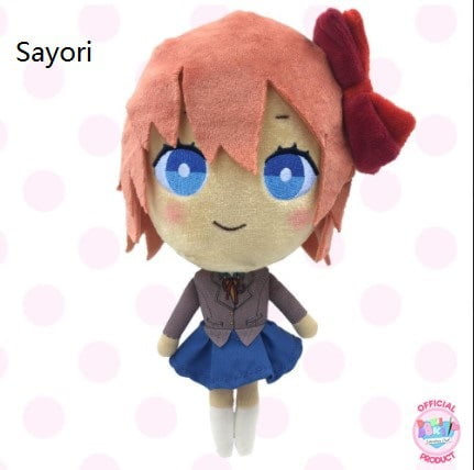 Doki Doki Literature Club Ddlc - Monika Plush Figure Doki Doki