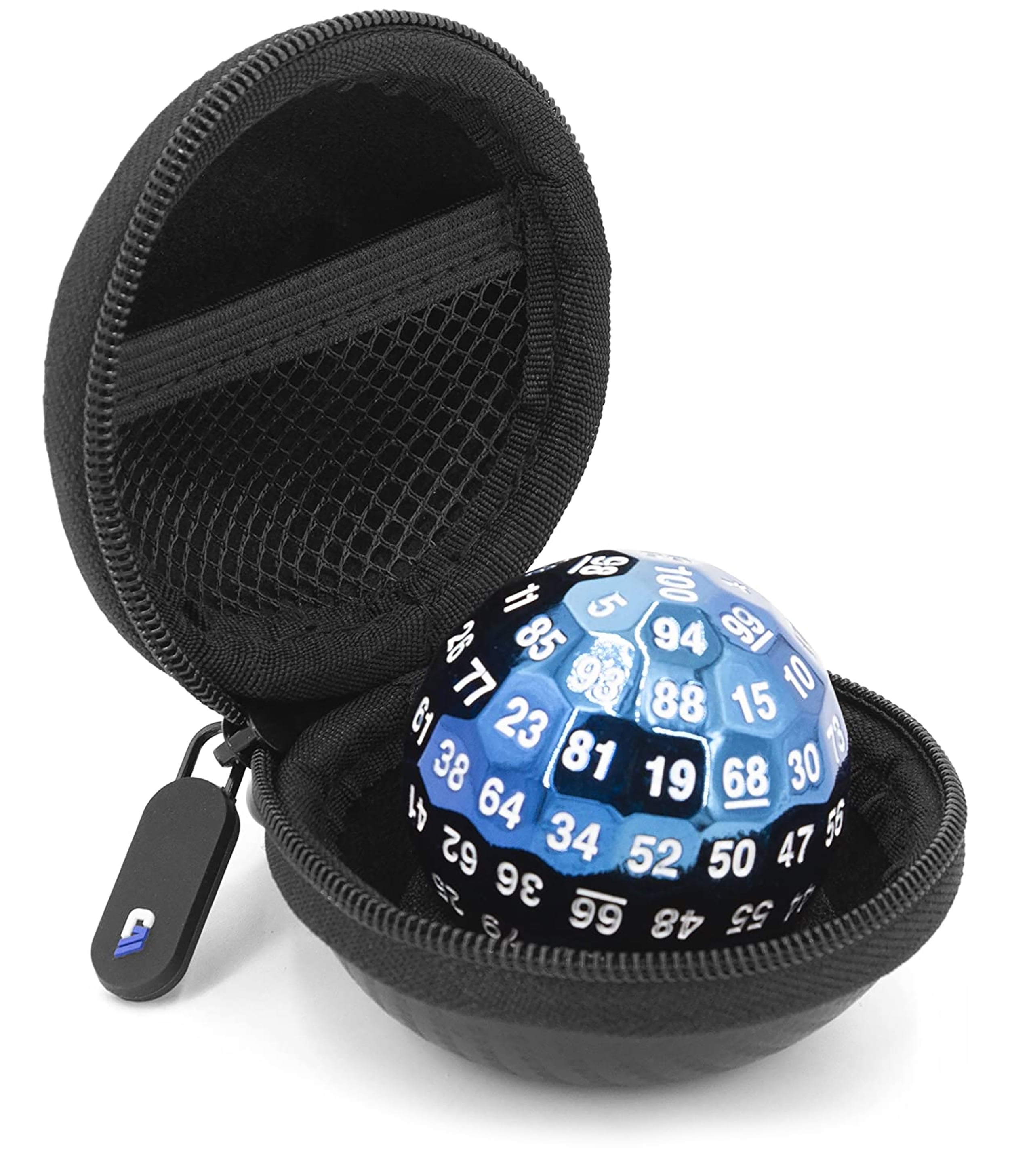 CASEMATIX Hard Shell Travel Case Fits 100 Sided Dice D100 Dice with Non ...