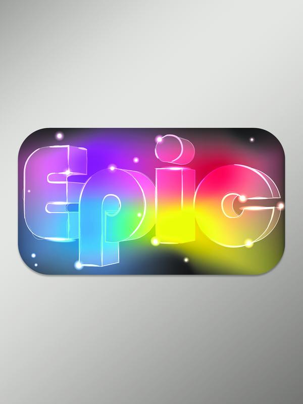 Epic Vinyl Decals Stickers | Cars Trucks Vans Walls Laptops Cups (Two ...
