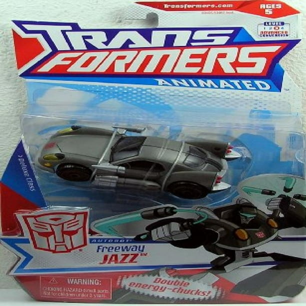Transformers Animated Deluxe Figure Freeway Jazz - Walmart.com ...