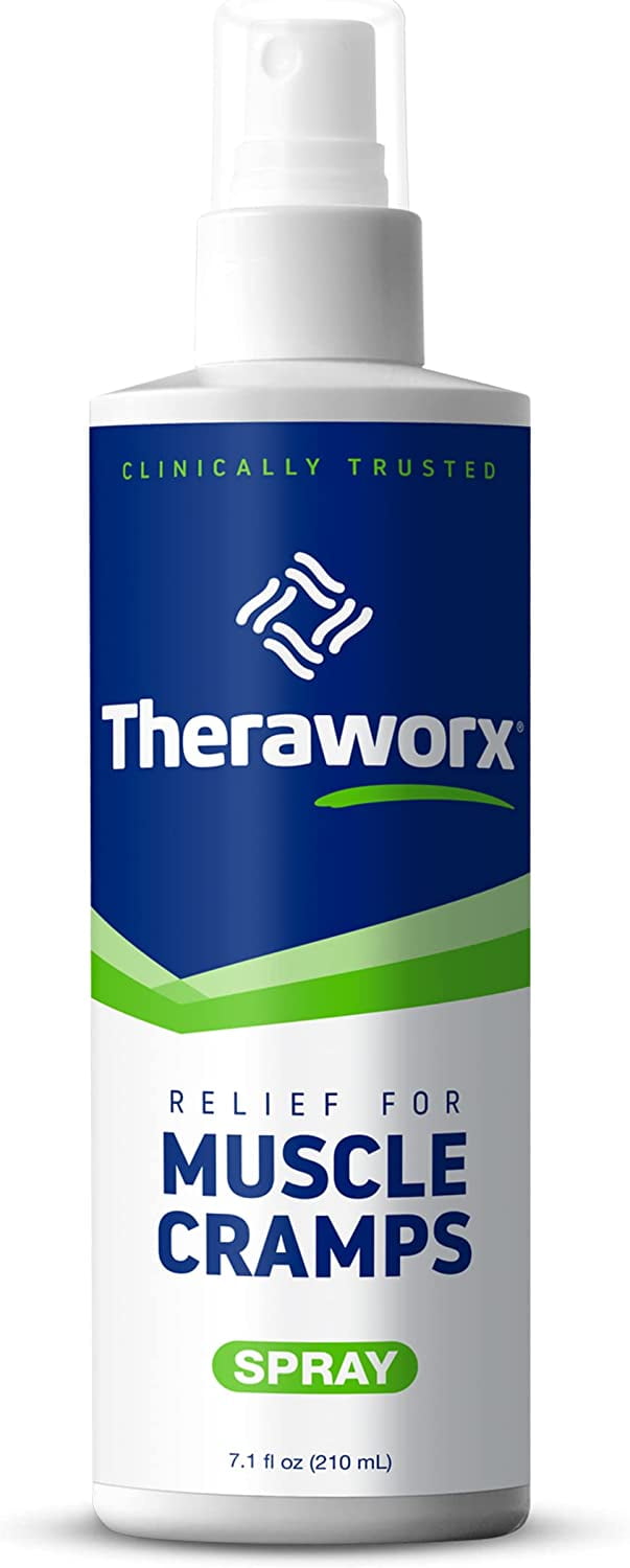 Theraworx Relief Fast-Acting Spray for Leg Cramps, Foot Cramps and ...