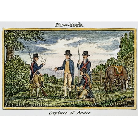 Major John Andre, 1780. /Nthe Capture Of Major John Andre In 1780. Wood ...