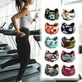 harmtty Women Bandana Fashion Print Wide Stretchy Sweat Absorption ...