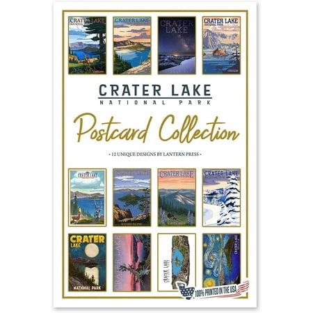 ZMLEVE Crater Lake National Park - Postcard Set of 12 Different ...