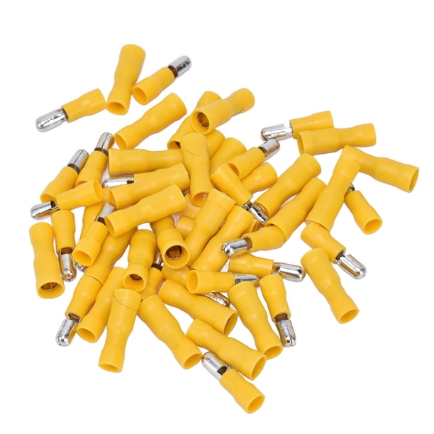 Wire Terminal, Male Female Crimp Connector Copper PVC 24A Maximum ...