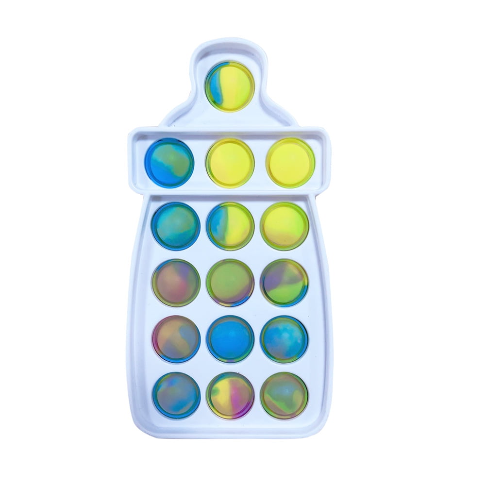 Mymisisa Silicone Milk Bottle Dimple Fidget Autism Bubble Toy Kids ...