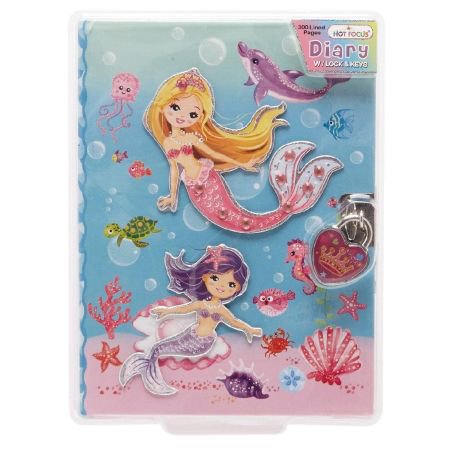 Mermaid Diary With Lock And Keys - Walmart.com