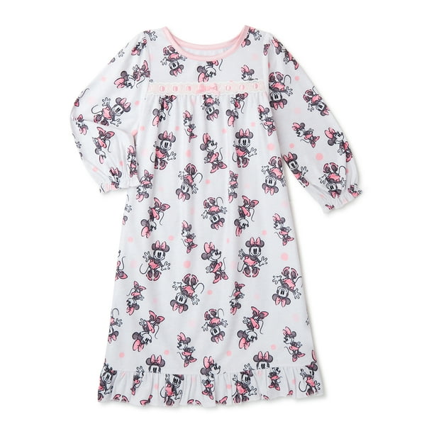 Minnie Mouse Toddler Girls Pajama Nightgown, Sizes 2T-5T - Walmart.com