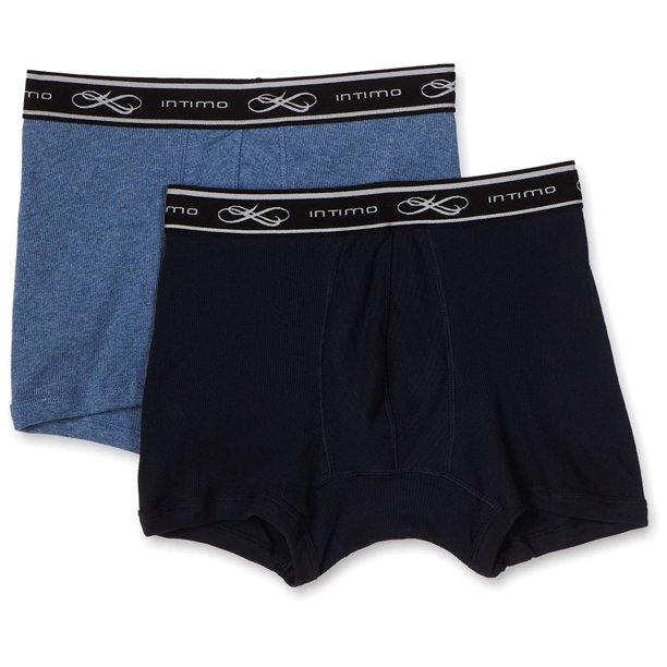 Intimo - INTIMO Men's Adult 2 Pairs Quality Boxer Brief Underwear ...