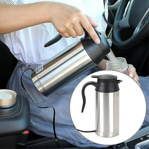 750ml 12v Electric Kettle Hot Water Boiler Car Van Portable Lorry ...