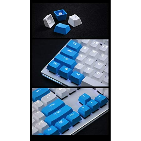 PBT Keycaps Backlit 108Key Set Doubleshot Translucent Cherry MX Key ...