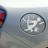Funny Car Bumper Sticker High Gas Consumption Decal, Cute Fuel Gage ...