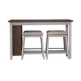 Liberty Furniture Brook Creek 5 Piece Kitchen Dining Counter Set- Two ...