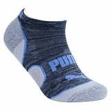 Puma Ladies 10 Pair Cushioned Athletic CoolMax No Show Socks (Black ...