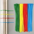 400 PCS Small Colored Zip Ties 8 Inch Multi-Color Zip Wire Tie for Deco ...