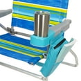 RIo Beach 4-Position 17 inch Tall Beach Chair - Stripe - Walmart.com