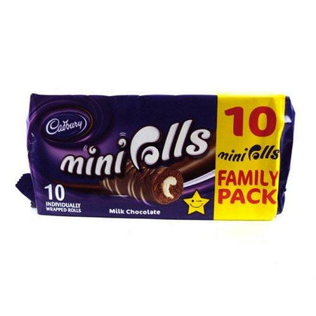 Cadburys Chocolate Mini Rolls 10 Pack 280g by Cadburys [Foods] - Sold ...