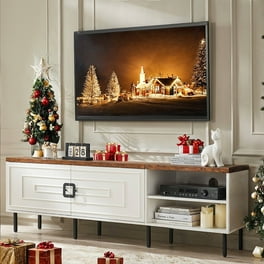 Nexera Marble TV Stand for TVs up to 80 in. White Walmart