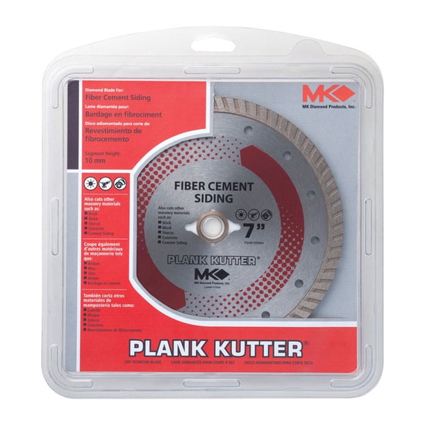MK Diamond 7 in. Dia. x 5/8 in. Plank Kutter Diamond Continuous Rim ...