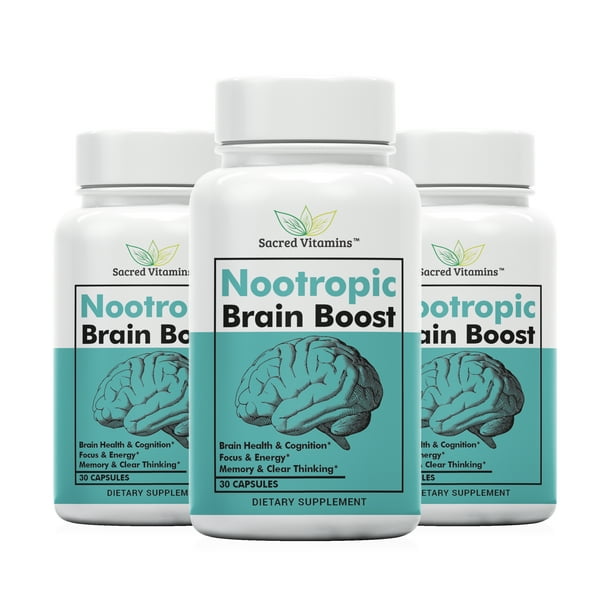 Premium Brain Booster Nootropic for Energy, Focus, Cognition, Memory ...