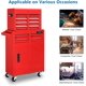 TUFFIOM 5-Drawer Rolling Tool Chest, Tool Storage Cabinet with ...