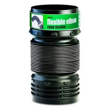 4 inch Flexible PVC Elbow Coupling with Stainless Steel Clamps ...