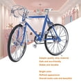 NFTIGB 1:10 Scale Mini Dollhouse Bicycle Alloy Miniature Simulated Bike ...