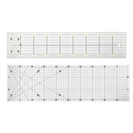 Quilting Ruler, With Grid Lines Drafting Ruler, Transparent Quilting ...