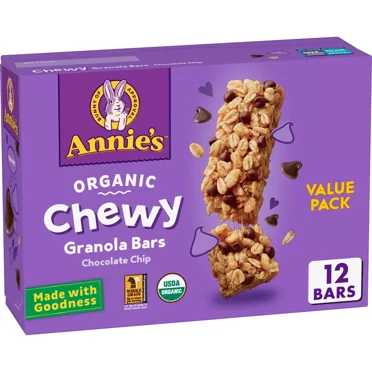Annies Homegrown Organic Chocolate Chip Cookie Bites, 6.5 Ounce -- 12 ...