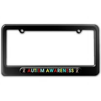 Autism Awareness, Puzzle Ribbons License Plate Tag Frame, Multiple ...