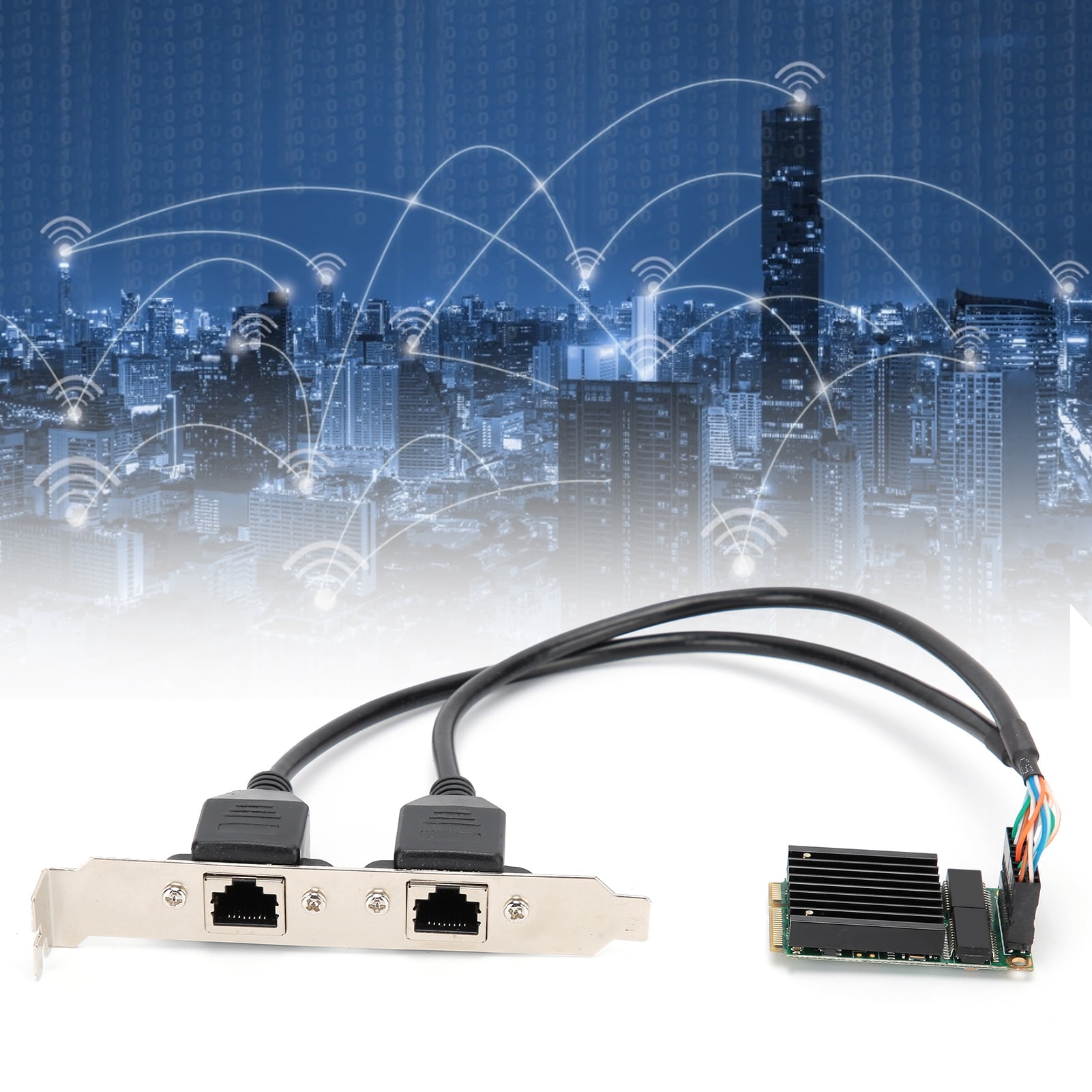 Tarjeta de Redes Ethernet Adaptador de Tarjeta de Red Ethernet Mini PCI ...