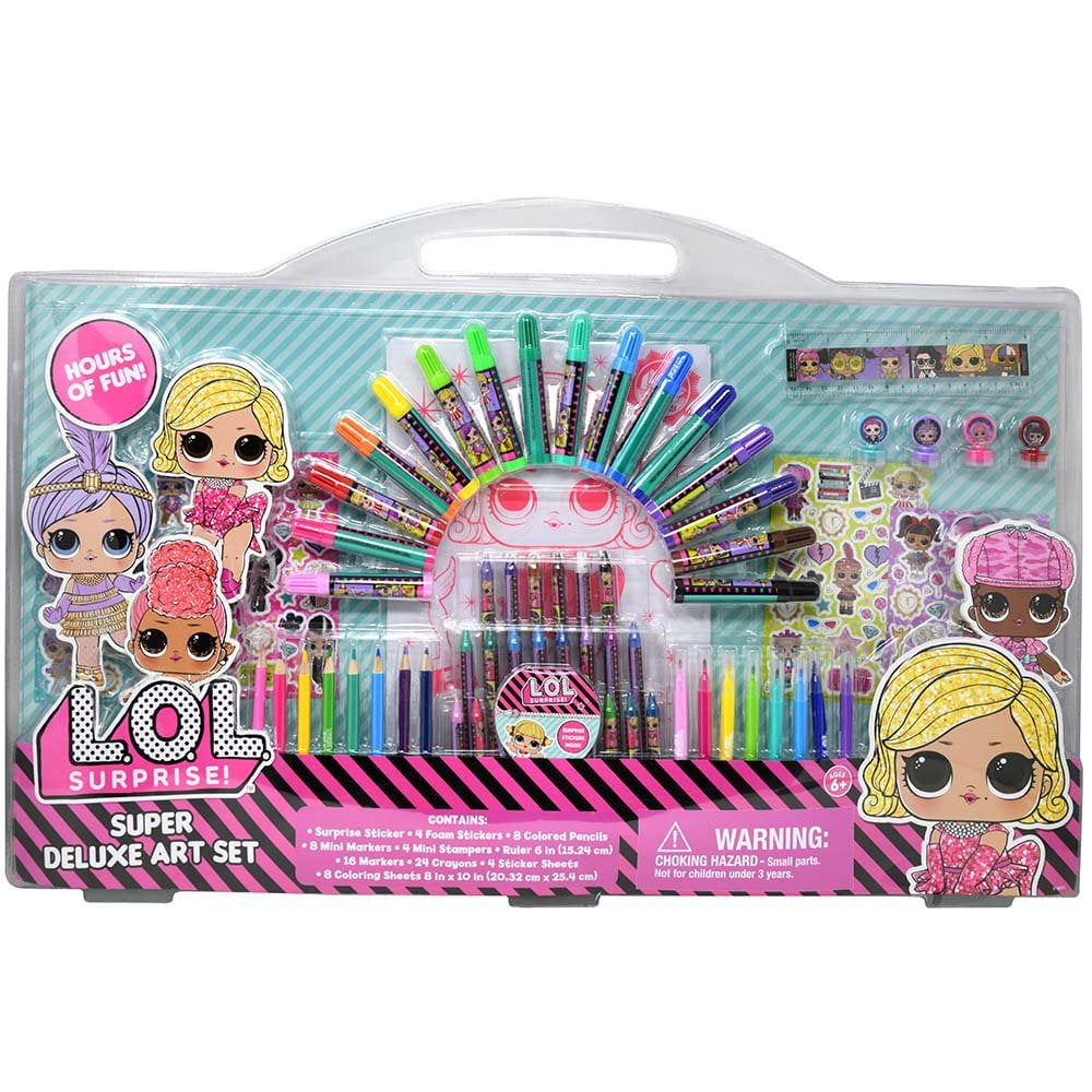 LOL Super Deluxe Art Set in Large Clamshell - Walmart.com