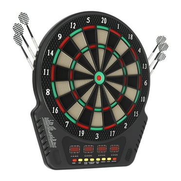 Electronic Dartboard Set with Digital Scoreboard, Up to 16 Player Score Display, 27 Game Modes ...