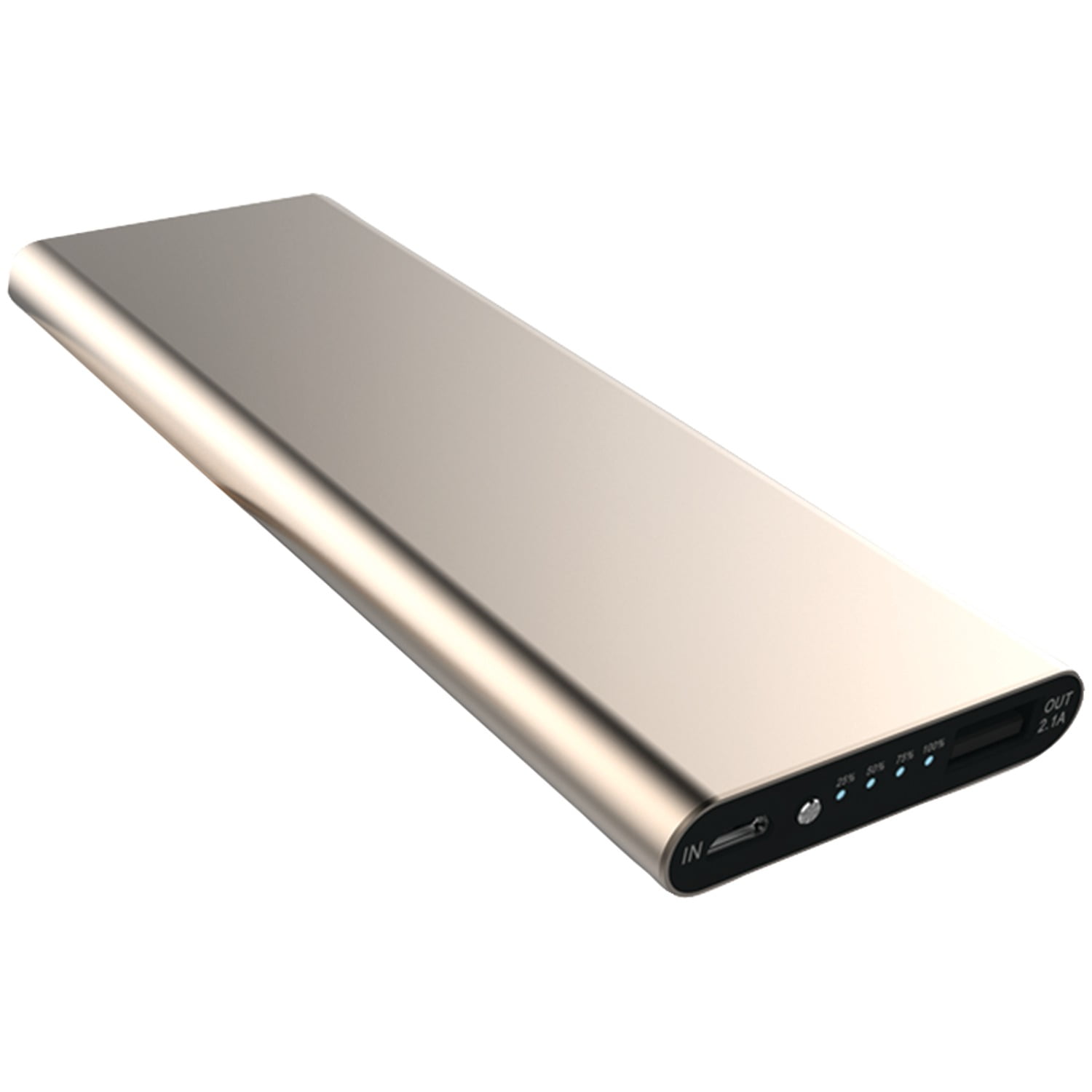 Supersonic Sc-4090 Silver 9,000mah Ultra-thin Portable Power Bank ...