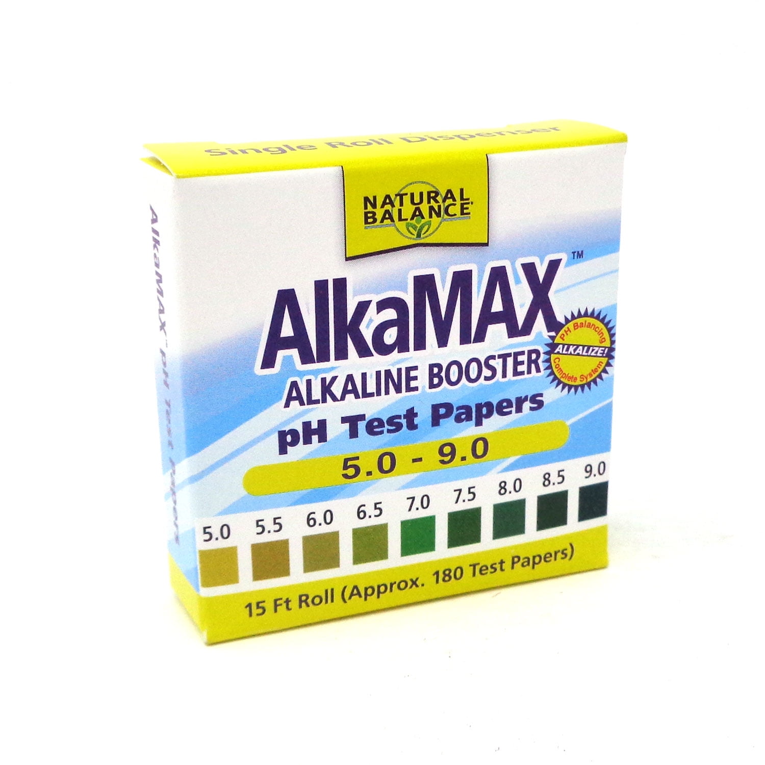 Natural Balance - AlkaMax Alkaline Booster pH Papers - 180 Strip(s ...