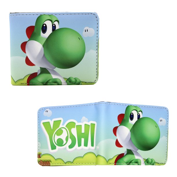 Yoshi - Super Mario Bros. 4x5" Bi-Fold Wallet - Walmart.com